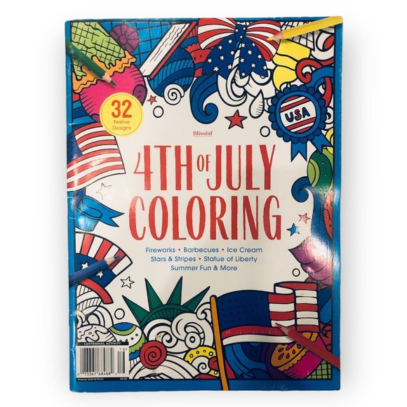Toys | New Centennial Activity 4th Of July Coloring Book Fireworks ...